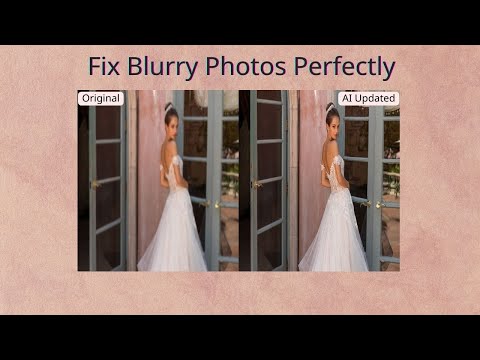 AI Photo Enhancer - Fix Blurry Photos Perfectly