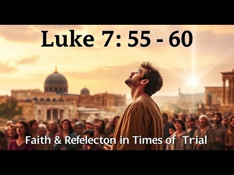 "Luke 7:55-60 | Faith, Compassion, and Jesus’ Love in Action"