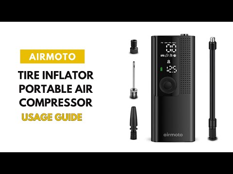 Setup & Use: Airmoto Tire Inflator Portable Air Compressor 12v Usage Guide