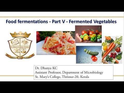 Food fermentations -Part V- Fermented Vegetables