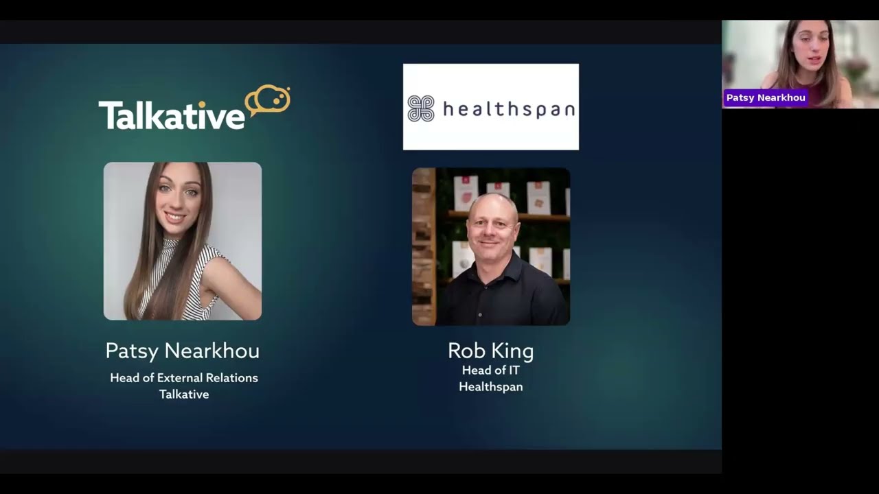 Webinar | Healthspan x Talkative: Lessons Learned Implementing AI