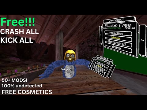 This is the BEST Gorilla Tag Mod Menu FREE! KICK ALL MODS | UNDETECTED | CRASHALL | illusion menu