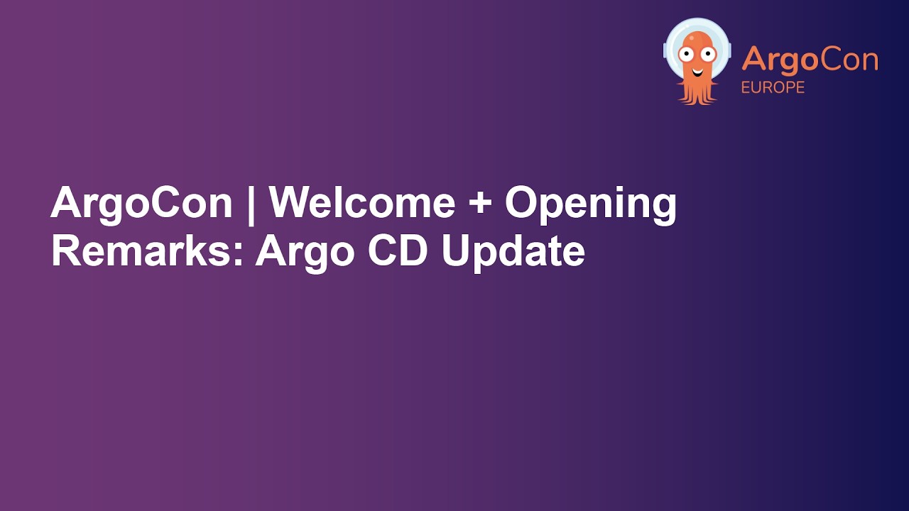 ArgoCon | Argo CD Update - Alexander Matyushentsev