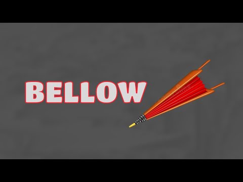 What Does BELLOW Means || Meanings And Definitions With Example in ENGLISH