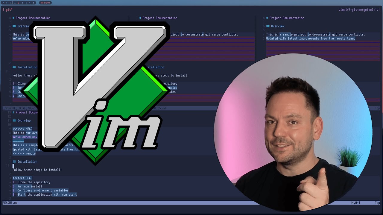 Using Vimdiff as a Git Mergetool - Vim Tips & Tricks