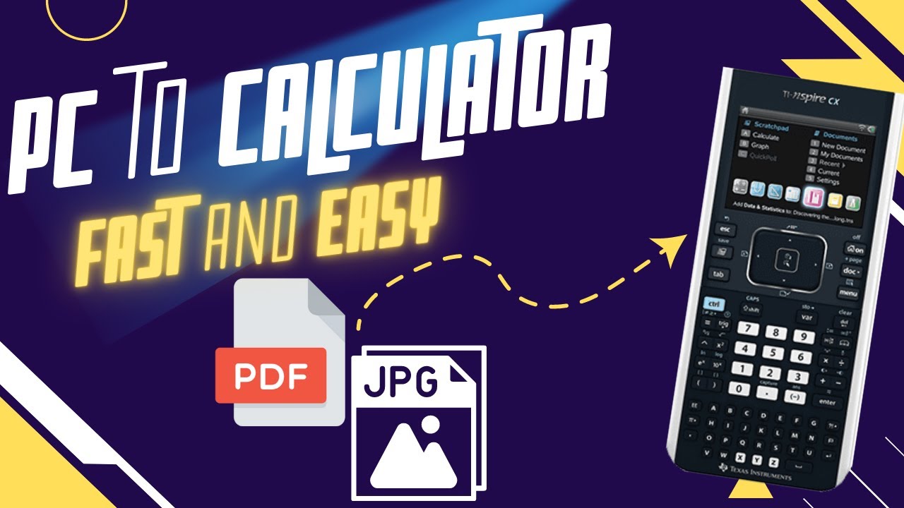 How to put PDFs & Images in your TI Nspire CX/CAS [ANY VERSION]