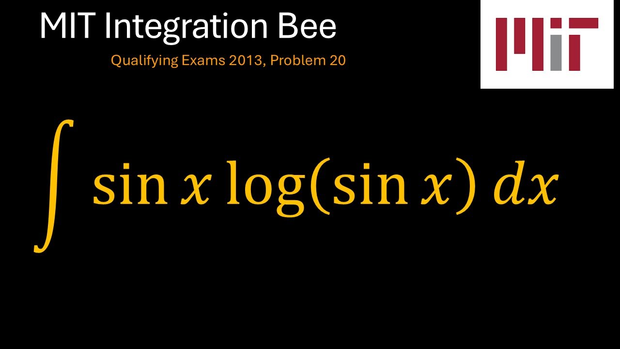 MIT 2013 Integration Bee Qualifying Exam, Problem 20