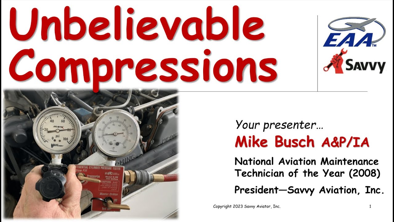 Aviation: Vans RV Aircraft - Unbelievable Compressions