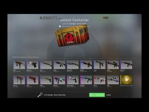 Counter Strike: "Danger zone Case" - Knife Unboxing! (Talon Knife Blue Steel)