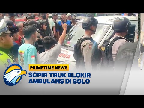 Demo Sopir Truk Solo Raya Menolak 'ODOL' - [Primetime News]
