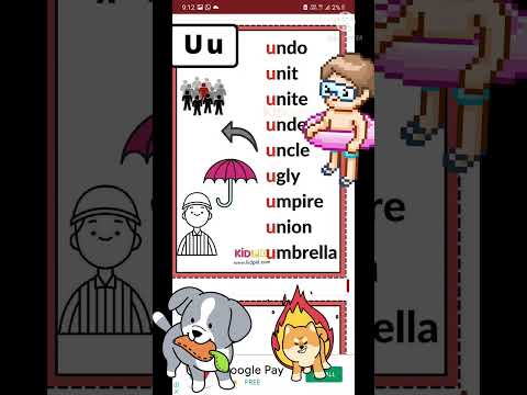 words begin with the letters U and V.like and subscribe and promote the video thank you for time ⏲️