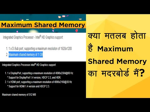 What is maximum shared memory Explained in Hindi?
