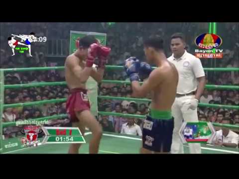 Khmer Boxing KO 2018, Sok Saven, Khmer Vs Thai, Bayon TV Boxing live