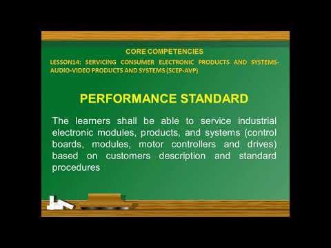 LESSON14: SERVICING CONSUMER ELECTRONIC PRODUCTS AND SYSTEMS- AUDIO-VIDEO PRODUCTS AND SYSTEMS
