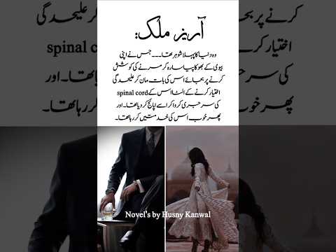 Areez Malik😈 Raazdar muhabbat by Husny Kanwal romantic novel #trending #viralvideo #lovestory