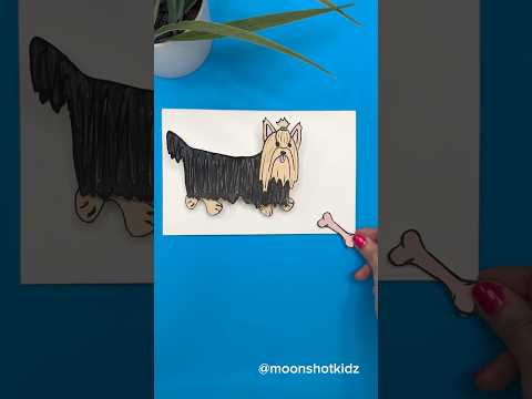 DIY “Walking dog” interactive spinning card. Easy and fun paper circuit project for beginners.