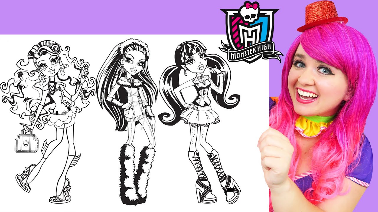 Coloring Monster High Characters
