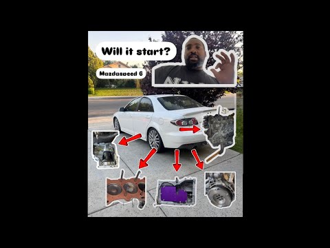 How to take out motor from a mazdaspeed 6 step by step VVT, head gasket, ARP studs and more!!
