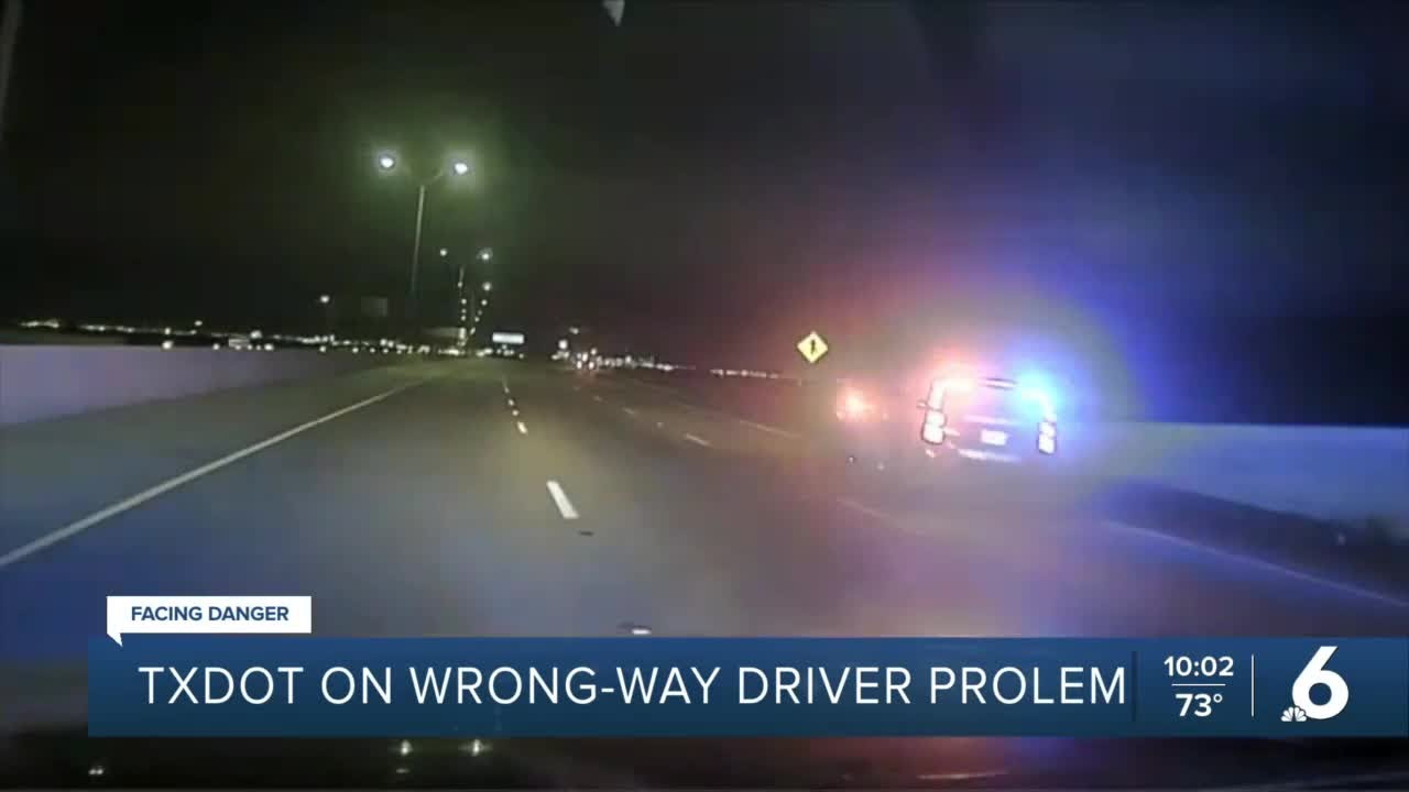 TxDot on wrong way driver problem