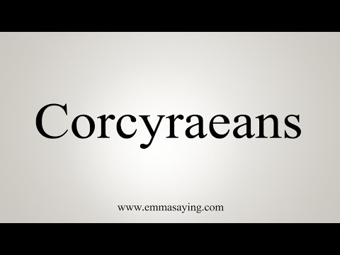 How To Say Corcyraeans