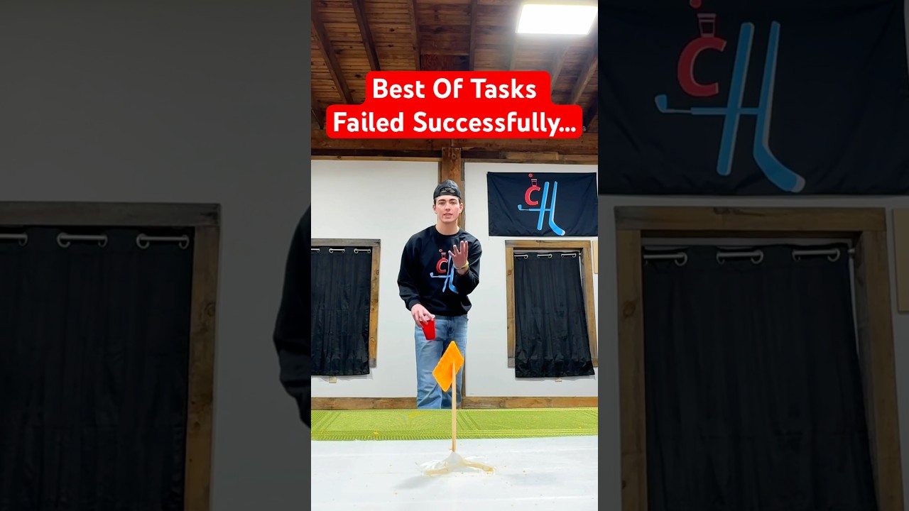 Best Of Tasks Failed Successfully… #carsonhockey #fails #trickshots