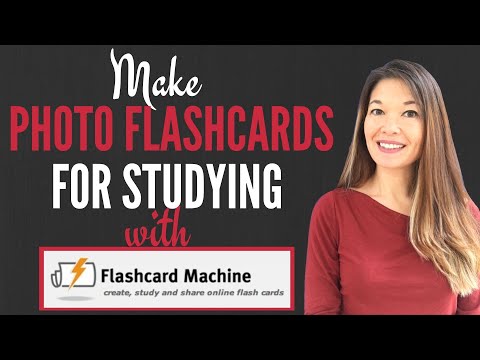 Make Photo Flashcards for Studying with Flashcard Machine