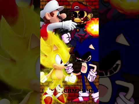 Mario And Sonic Vs Mario.Exe And Sonic.Exe Who Is Stronger (Pretty Late 2K Special)