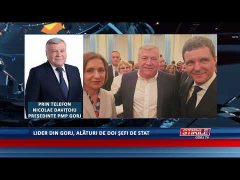 Lider din Gorj, alături de doi șefi de stat