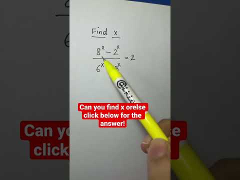 Can you find x?