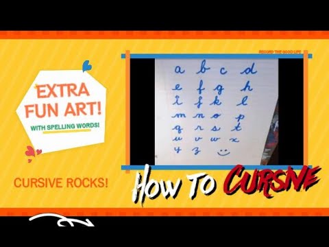 How to Beautifully Write Spelling Words in Cursive – Quick Tutorial!