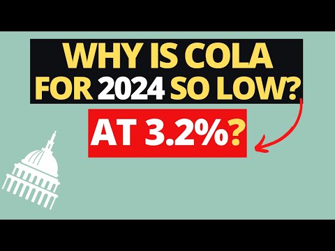 Why is 2024 COLA so Low? - 3.2% Estimate