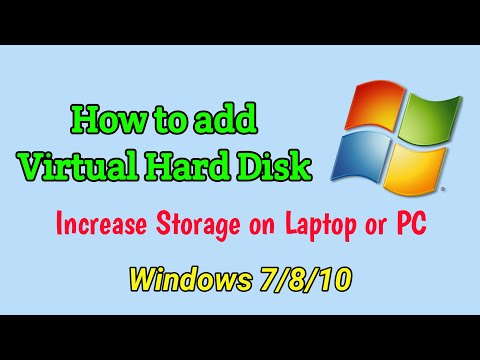 How to Create a Virtual Hard Disk VHD | Increase Storage Laptop/PC | वर्चुअल हार्ड डिस्क कैसे बनाएँ