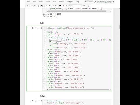 'Scenario 3: Create dictionary that will use Month name as key and number of days as values _ Displ…