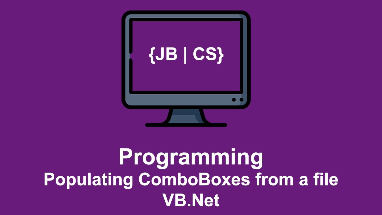 Populating ComboBoxes using files