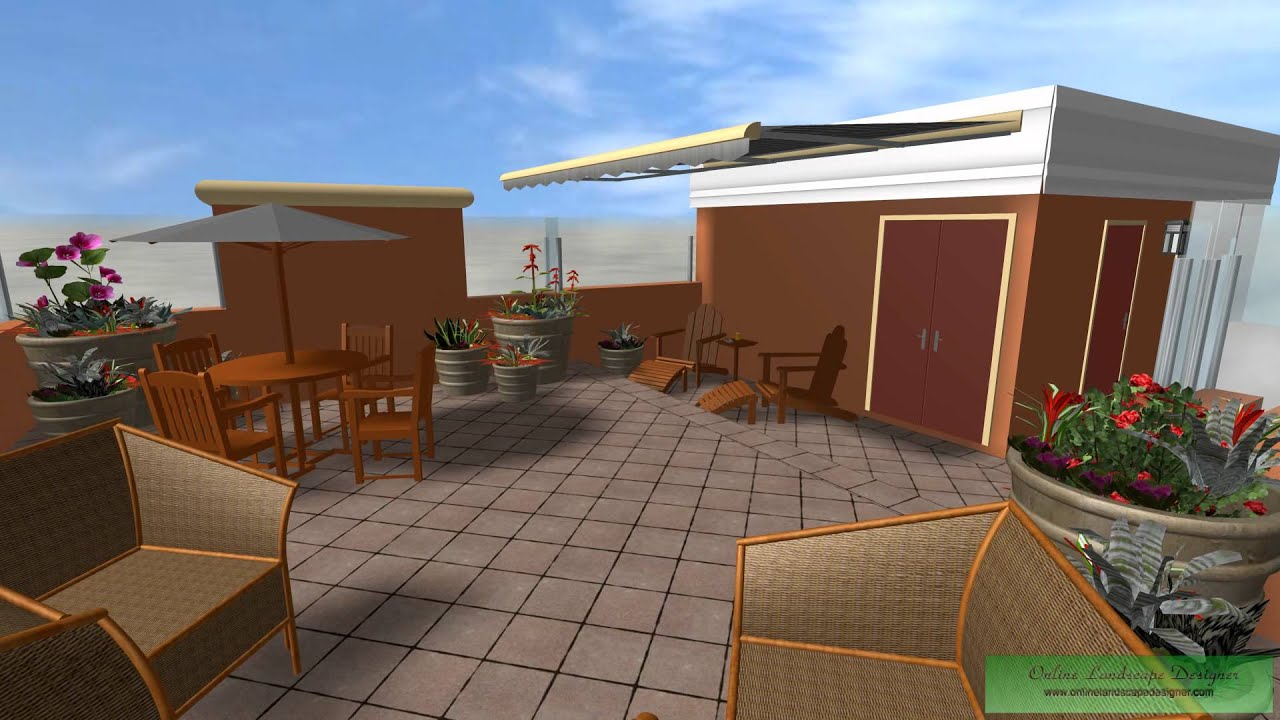 CAD 3D -- Roof Garden