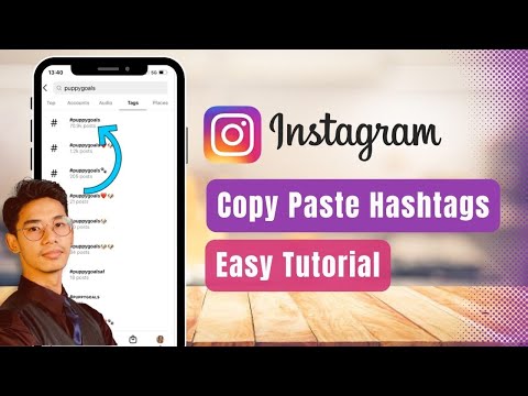 How to Copy Paste Hashtags on Instagram !