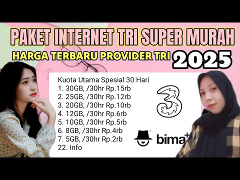 PAKET INTERNET PALING MURAH TRI 2025 || KODE DIAL TRI TERBARU