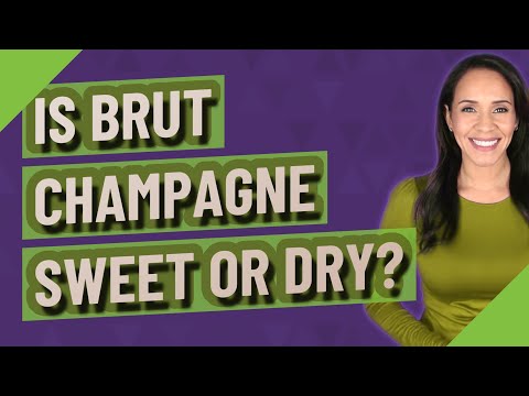 Is Brut Champagne sweet or dry?