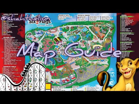 Six Flags Discovery Kingdom Map