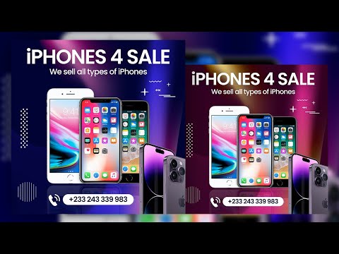 How To Design an Eye-Catching PHONE SALE FLYER in Photoshop: A Step-by-Step Tutorial