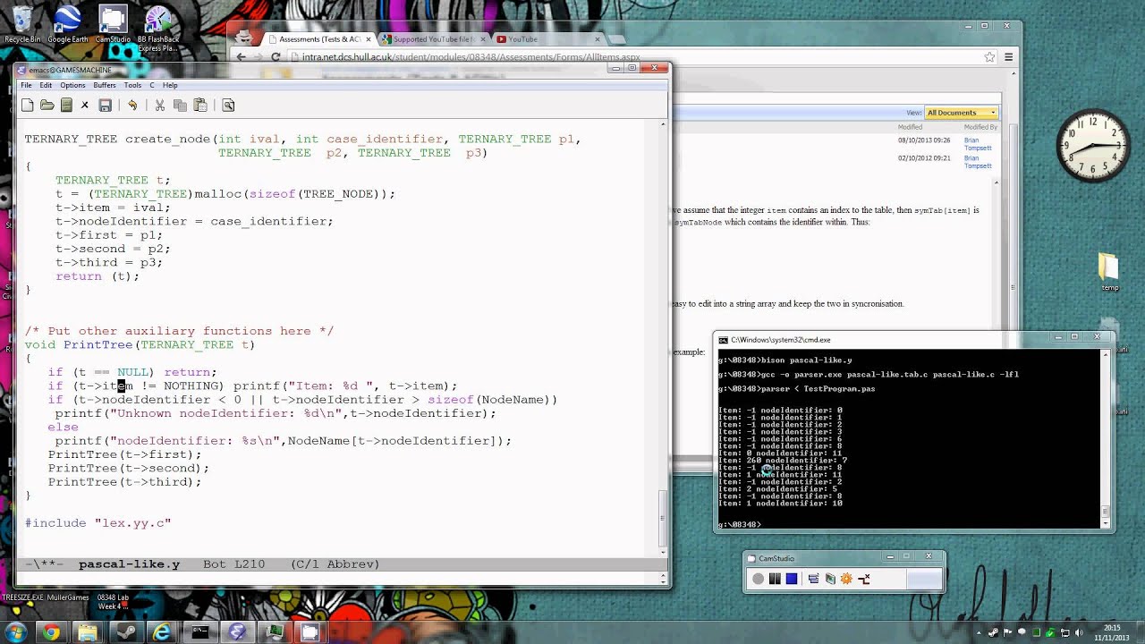 Pretty Printing Parse Trees