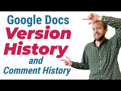 Google Docs Version History and Comment History | how to comment on google docs