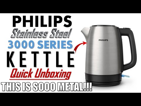 A KETTLE MADE TO LAST! | Philips Stainless Steel Kettle 3000 Series Quick Unboxing
