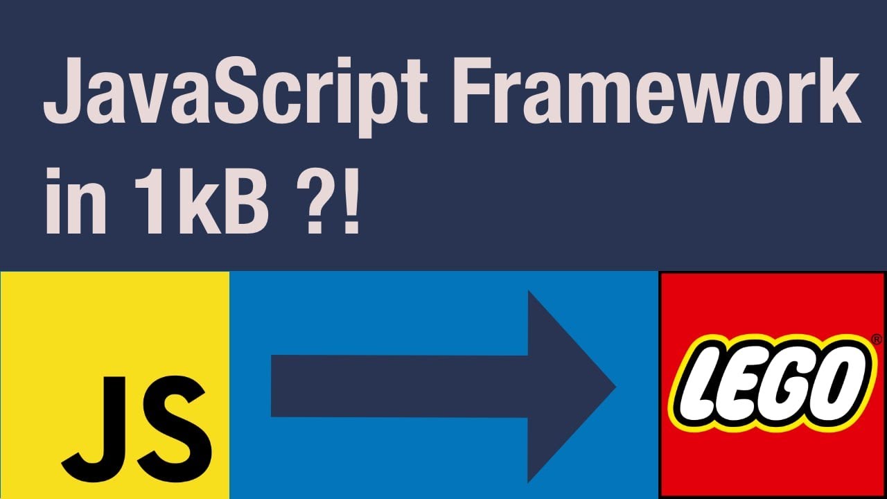 JavaScript Framework in 1kB Is Hyperapp better than React.js / Vue.js ?! Building apps Like Lego