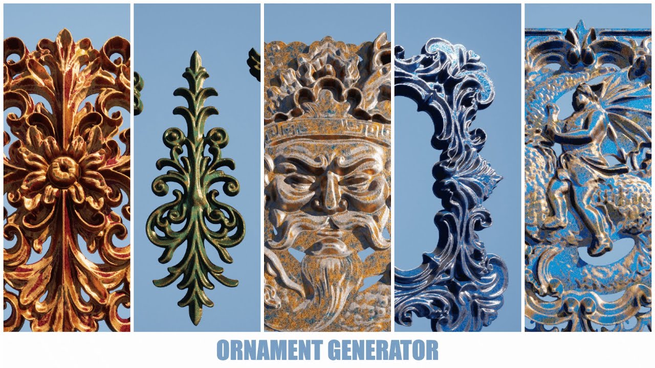Ornament Generator - Geometry Script | Unreal Engine 5.1 +