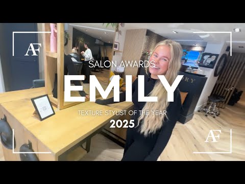 Emily Texture Stylist of the Year Salon Awards Entry 2025 - Amanda Flory Hairdressing