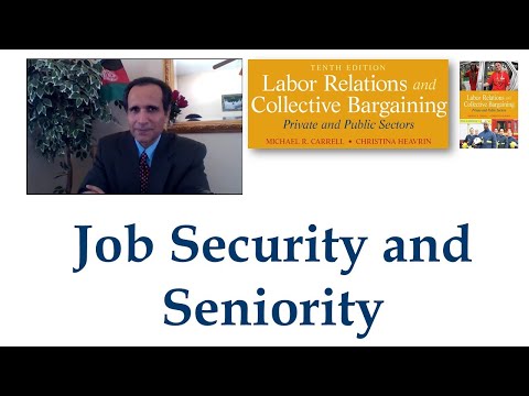 9 - Job Security and Seniority - بهاوالدین