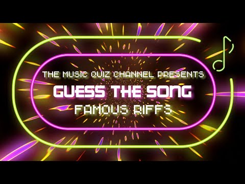 Music Quiz - Guess The Song - Famous Riffs