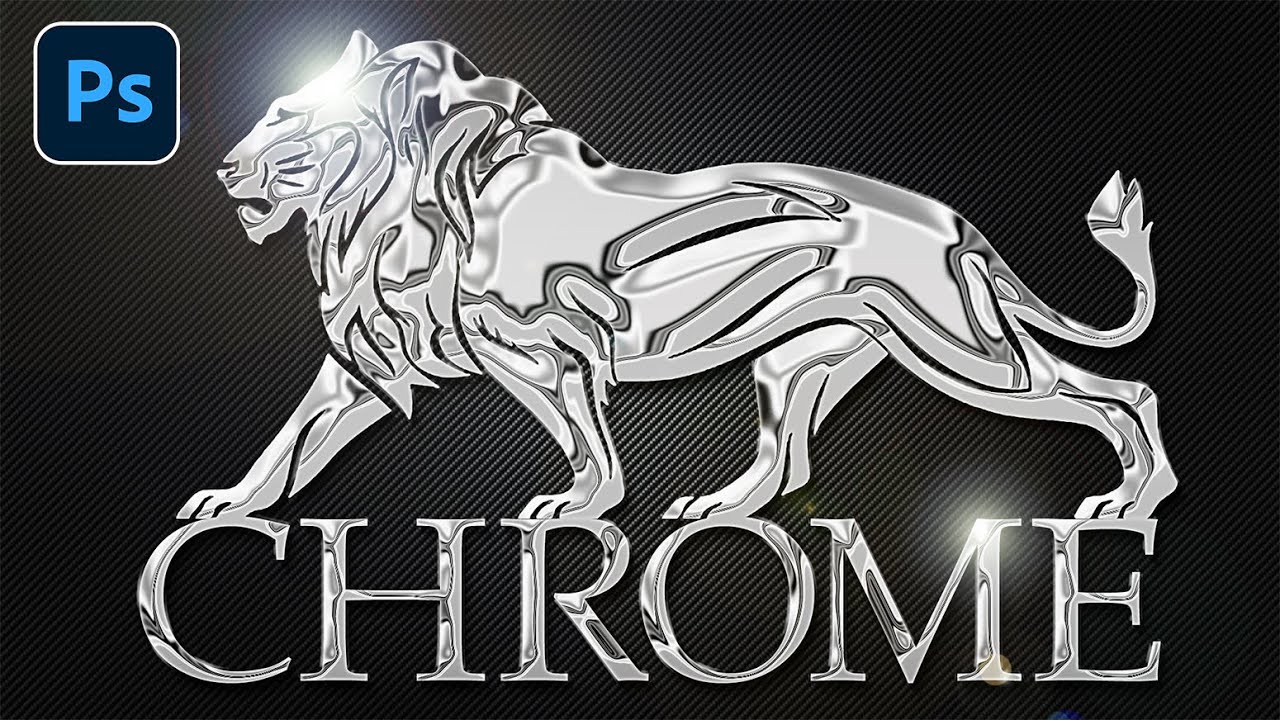 Photoshop Tutorial: CHROME Text & Logo Effect | Turn Graphics into Polished Metal