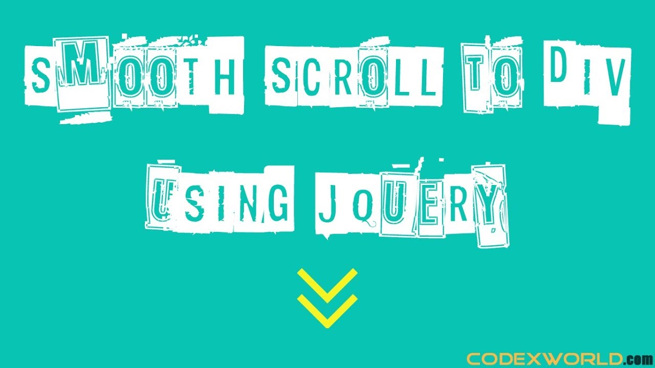 Smooth Scroll to Div using jQuery